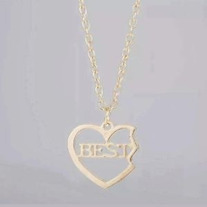 Jewelry | New 3pc Heart Shaped Best Friends Gold Necklace | Poshmark